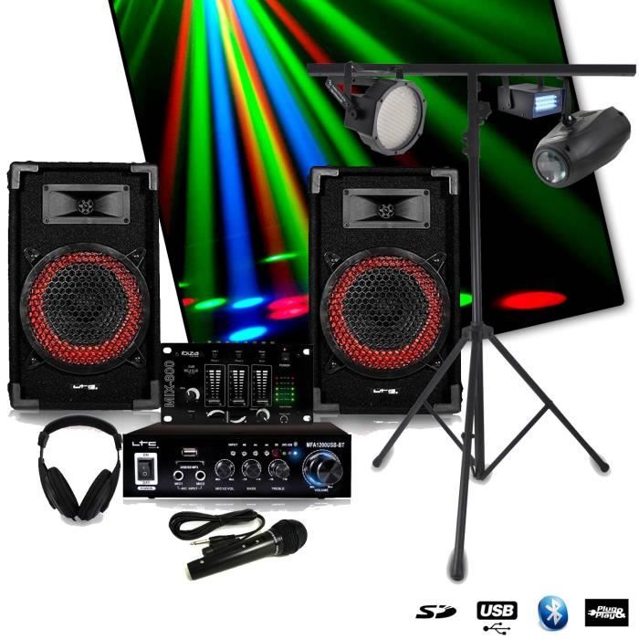 Pack SONO Complet DJ-PLAYER NIGHT + STROBE + LEDPAR + AIRSHIP - pack ...