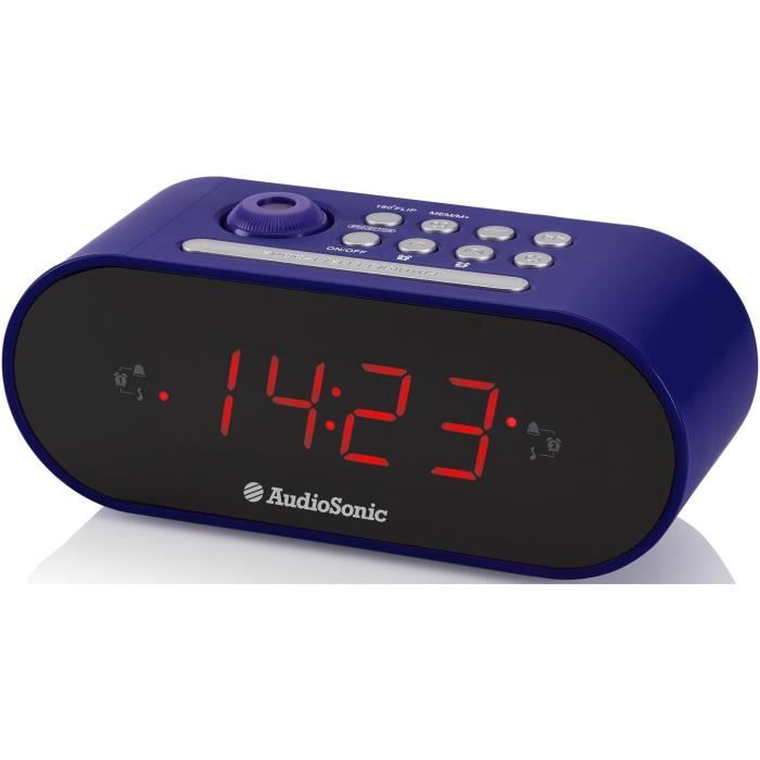 AUDIOSONIC CL-1498 Radio Réveil Projecteur - Réglage de la luminosité ...