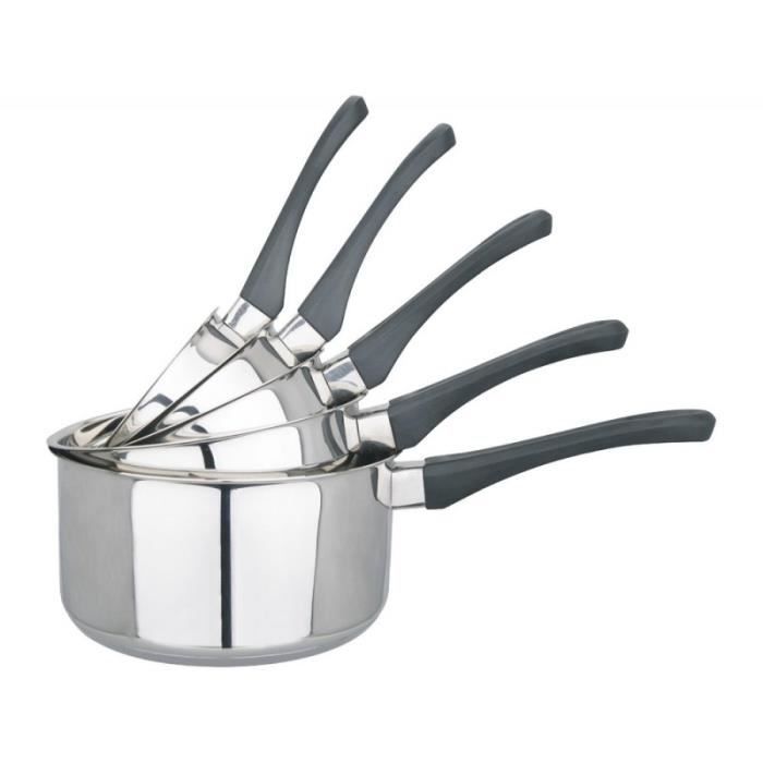 Lot de 5 casserole inox - Achat / Vente Lot de 5 casserole inox pas ...