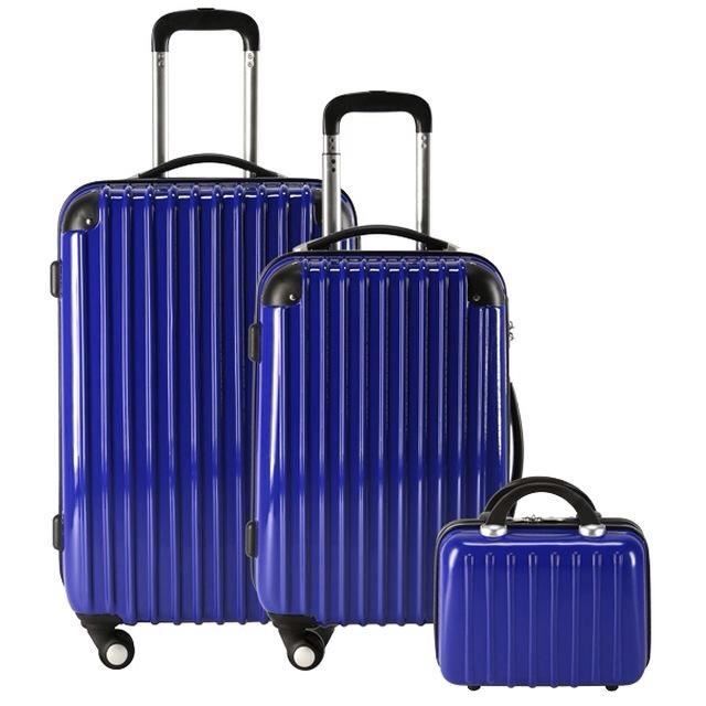 Valises voyage sérénité bleu lot de 2 + vanity Bleu - Achat / Vente set ...