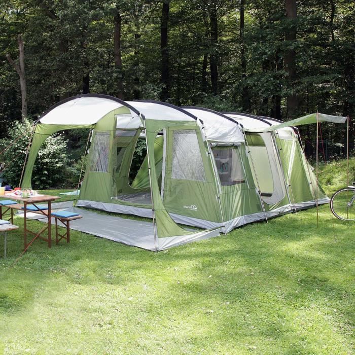 Skandika Saturn 6 - Tente familiale tunnel 6 personnes - 655 x 410 cm ...