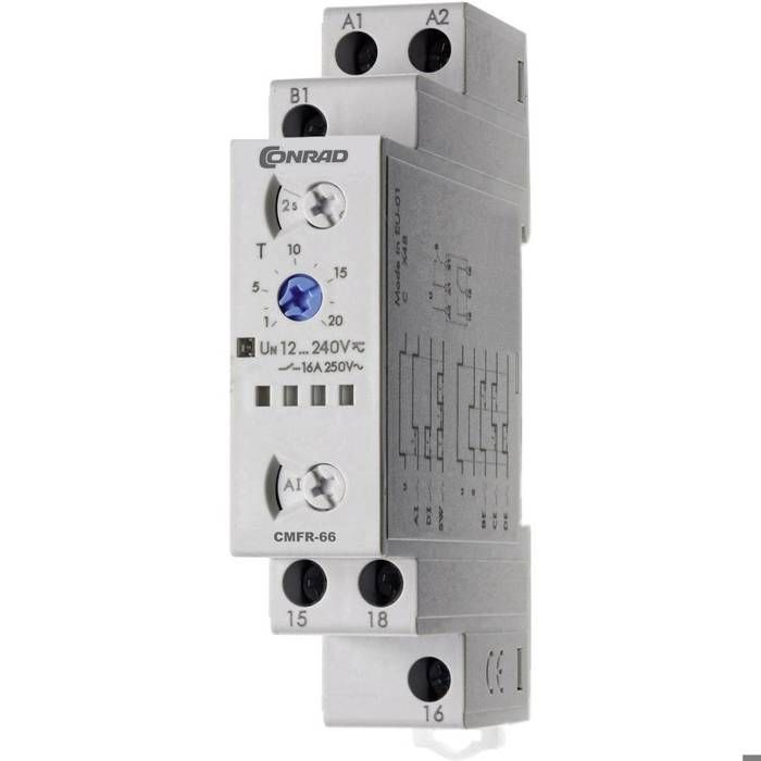 Relais temporisé multifonction 12 - 240 V AC/DC… - Achat / Vente relais ...