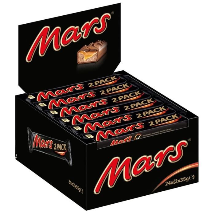 Mars 2 Pack, Bars chocolat, 24 Bars - Achat / Vente confiserie de ...