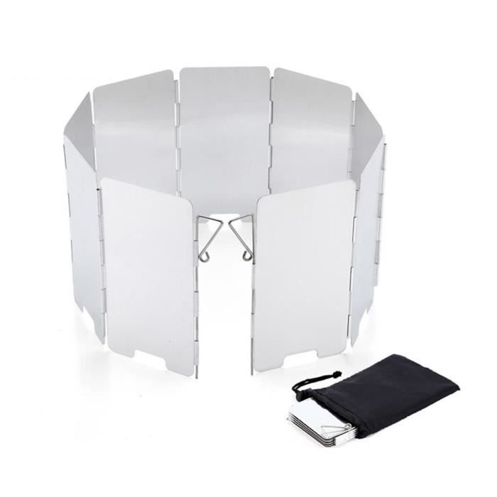 Haut Pare-vent de Camping Compact Portable Pliable Ultra-légers 9 ...