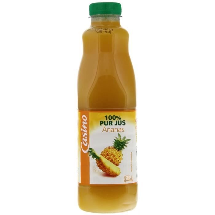 100% Pur jus d'Ananas - 1 l - Achat / Vente boisson fruit - légume 100% ...