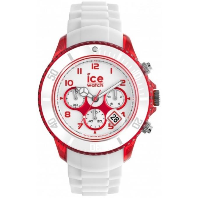 montre ice watch rouge et blanc