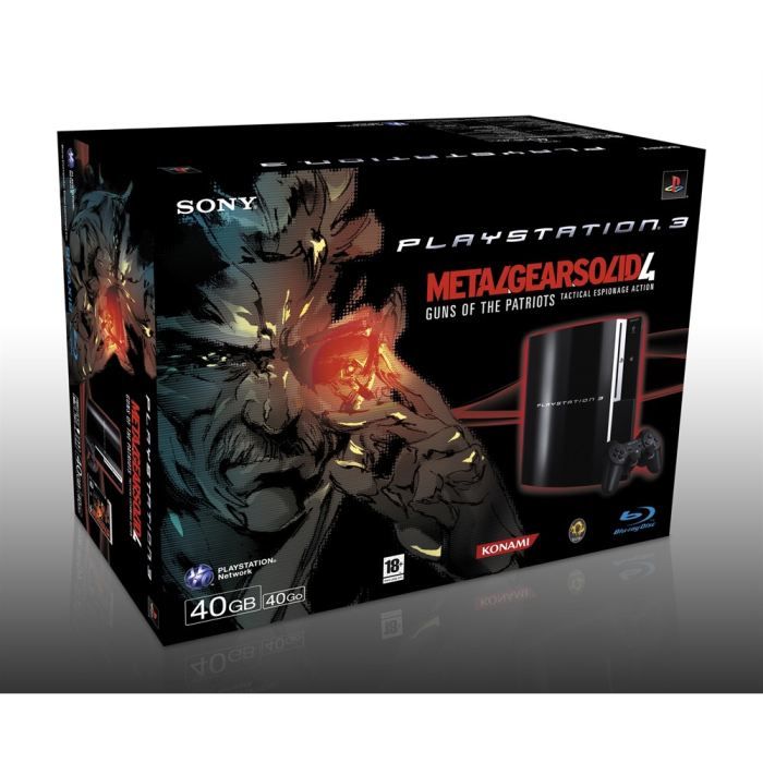 PS3 + METAL GEAR SOLID 4 - Achat / Vente console ps3 SONY PS3 METAL ...