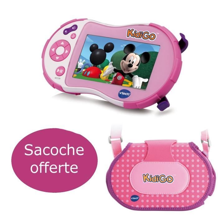 VTECH Lecteur Kidigo Rose + Sacoche OFFERTE - Achat / Vente radio cd ...