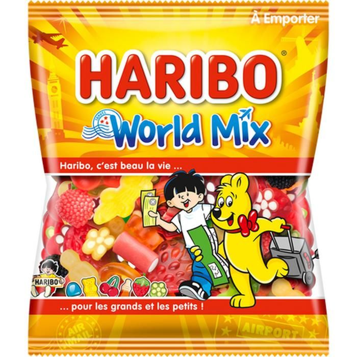Bonbon Haribo World Mix sachet de 120g - Achat / Vente confiserie de ...