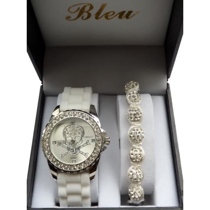 coffret montre marque bleu
