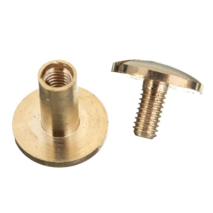 NEUFU 10 Pcs 4-15mm Rond Rivet en Laiton Clou V... - Achat / Vente ...
