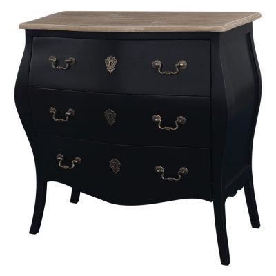 Commode baroque noir antique - Achat / Vente commode - semainier ...