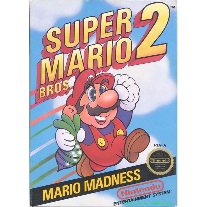 Super mario bros 2 Nes - Achat / Vente jeu console rétro Super mario ...
