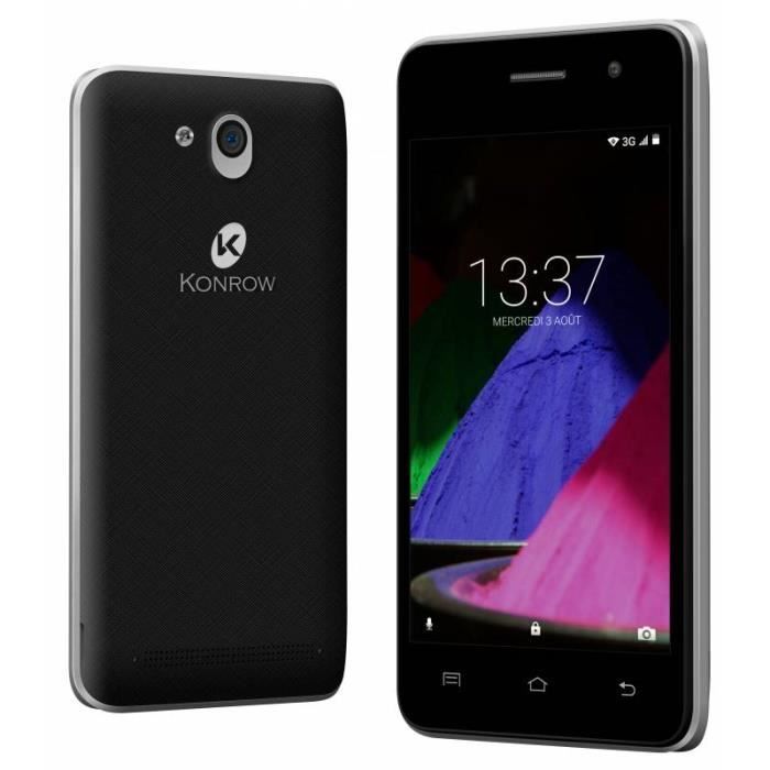 Konrow Start - Smartphone Android 6.0 - Ecran de 4'' - 8Go - Double Sim ...