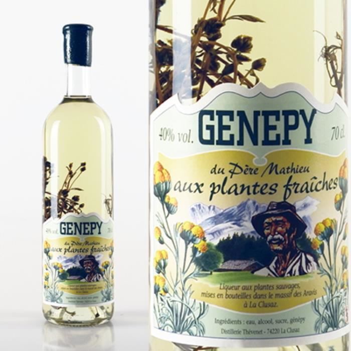 Génépy Père Mathieu Plantes Fraîches - Achat / Vente liqueur Génépy ...