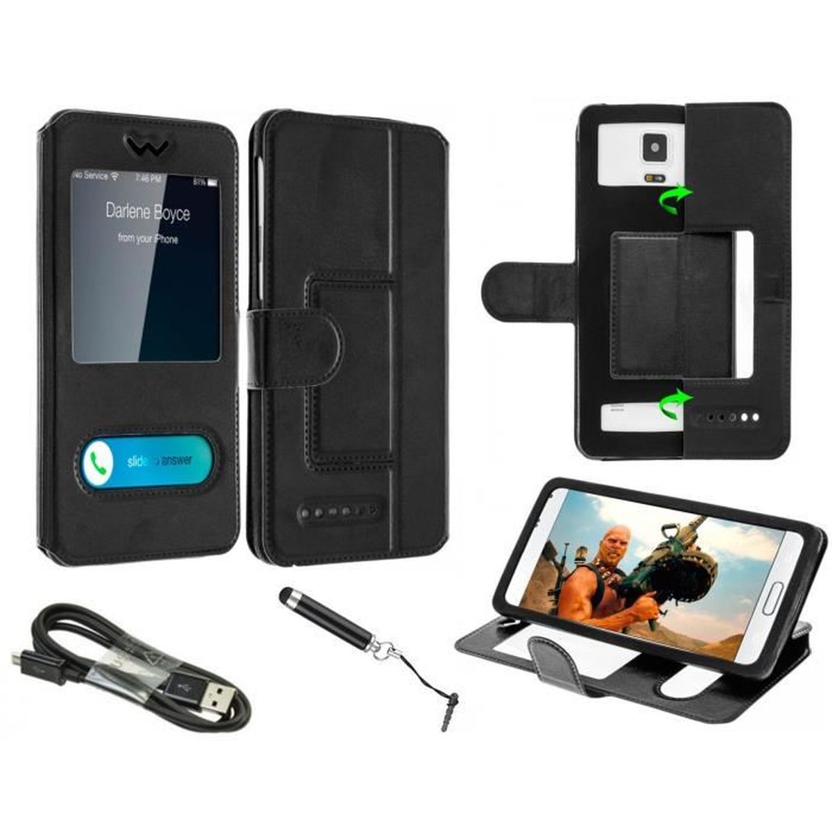 Protection Selecline Smartphone 4'' noir - Achat housse - étui pas cher ...