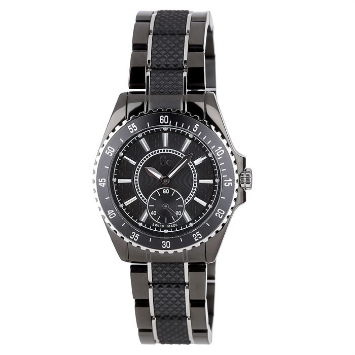 montre guess collection ceramique noire