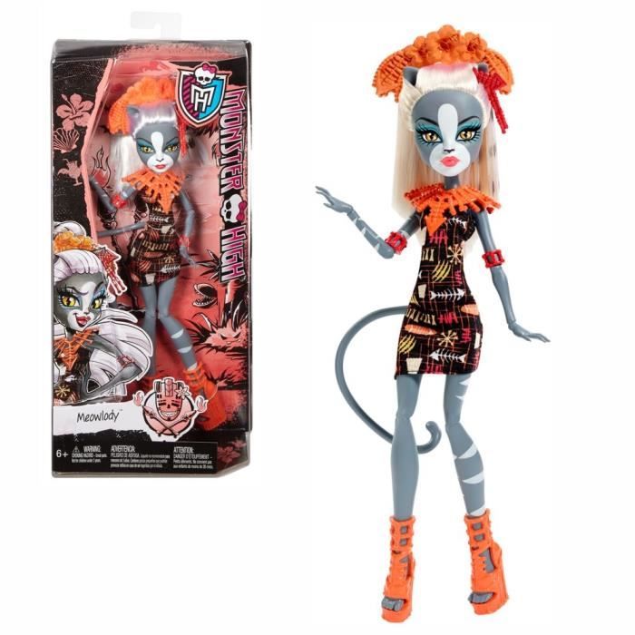 MONSTER HIGH Poupée - Goules en Vacances Meowlody - Achat / Vente ...