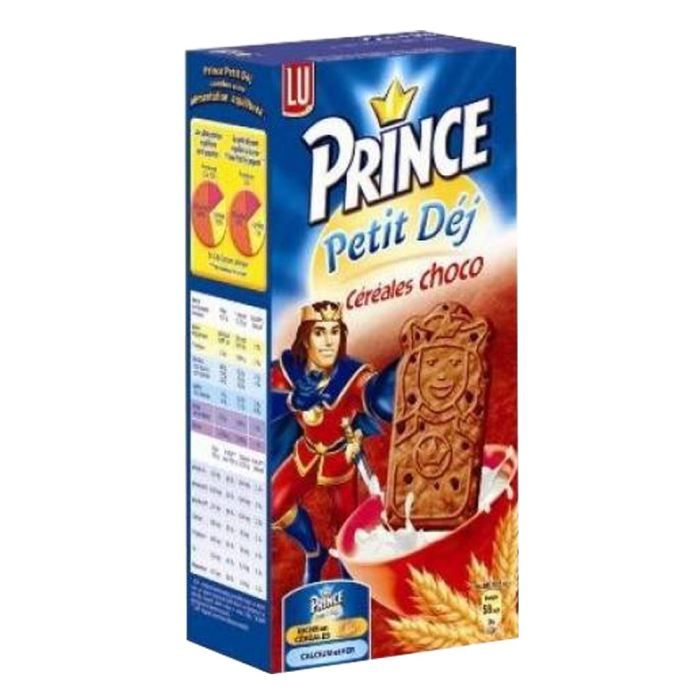 Lu Prince Biscuits petit-déj aux céréales et pépites de chocolat 300g ...