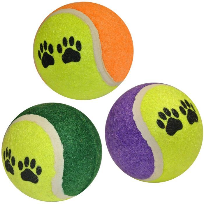 Lot 3 Balles de Tennis Jouet pour Chien Patte d… - Achat / Vente jouet Lot 3 Balles de Tennis ...
