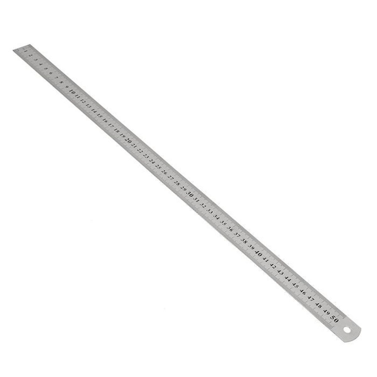 50cm Règle Métal Métallique Precision Double Face Métrique Ruler ...