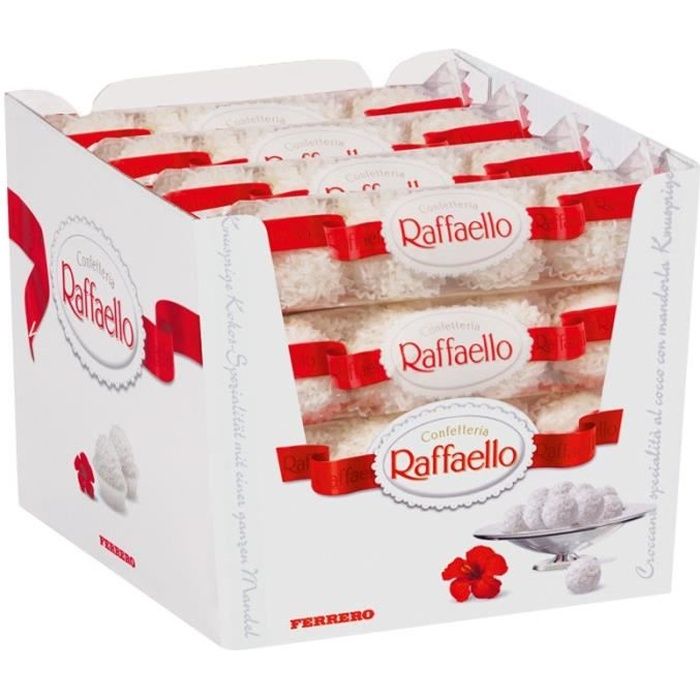 Ferrero Raffaello 4 boules, Praline, 16 paquets - Achat / Vente ...