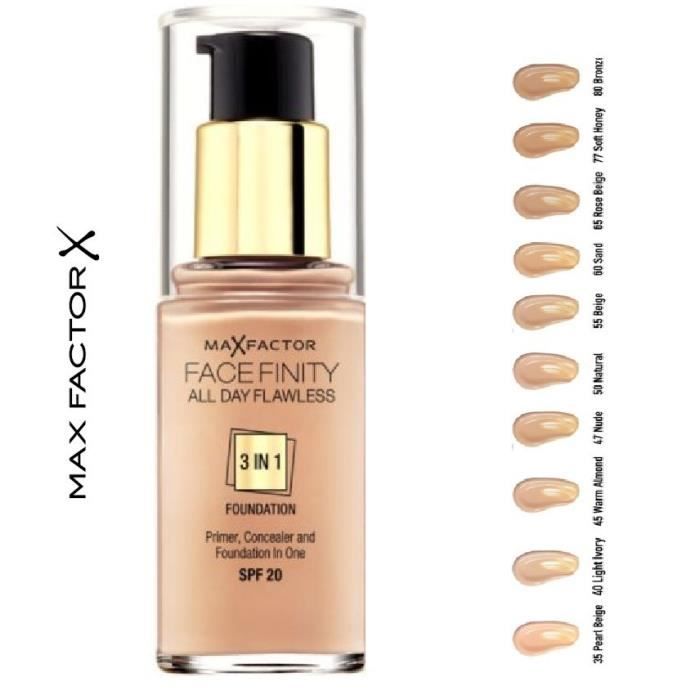 Fond De Teint - Base - Poudre - MAX FACTOR - Max Factor Facefinity 75 ...