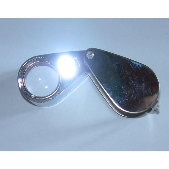 Loupe de Bijoutier ou d'horloger - X 30 avec Led , - Achat/vente outils ...
