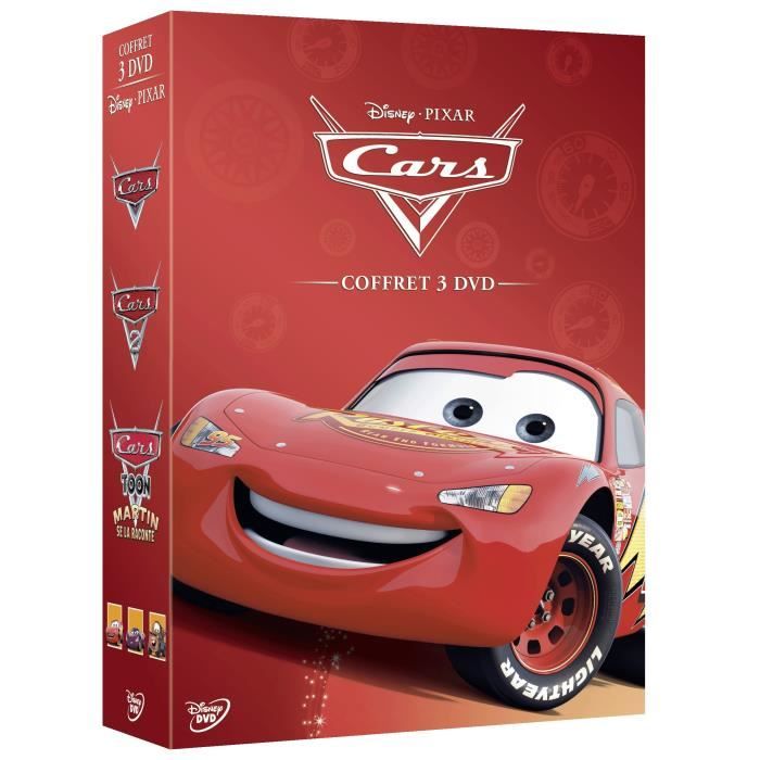 DVD Coffret Cars - L'intégrale - Disney en dvd dessin animé pas cher ...