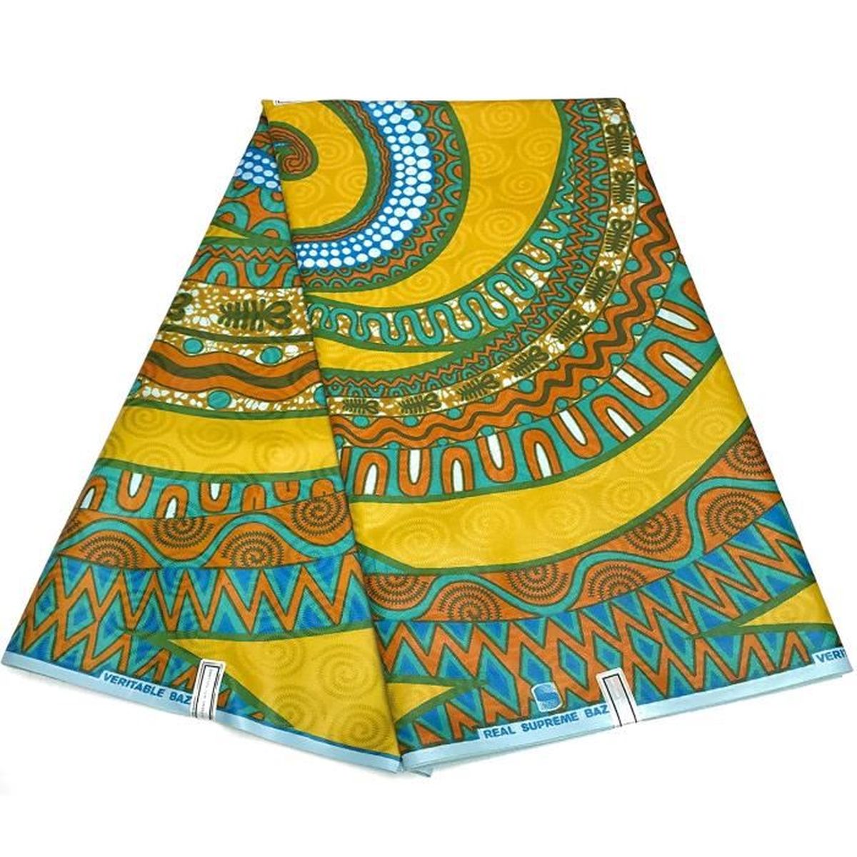 SUPREME WAX BAZIN HOLLAND ORIGINAL TISSU AFRICAIN BAZIN RICHE imprimé 6 ...