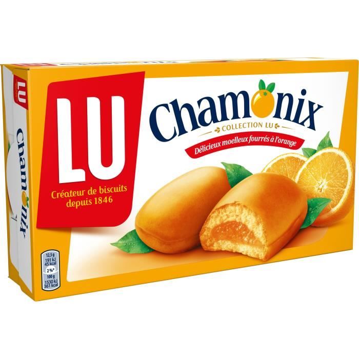 Lu Chamonix Gâteaux à l'orange 250g - Achat / Vente biscuit aux fruits ...