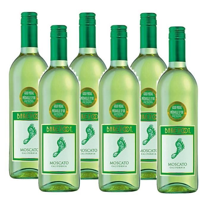 Barefoot Moscato California Vin Blanc 6 x 0,75l - Achat / Vente vin ...