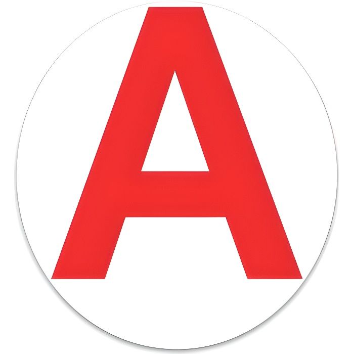 Sticker jeune conducteur permis A autocollant - Achat / Vente stickers ...