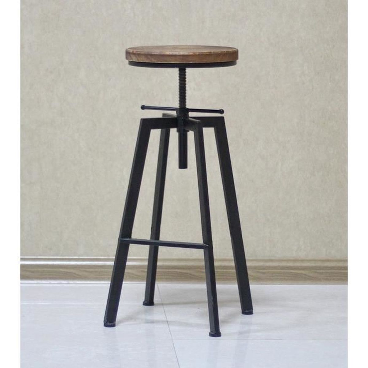Tabouret de Bar YAKO 1 sur Vis Design Luxe Industriel Design Retro ...