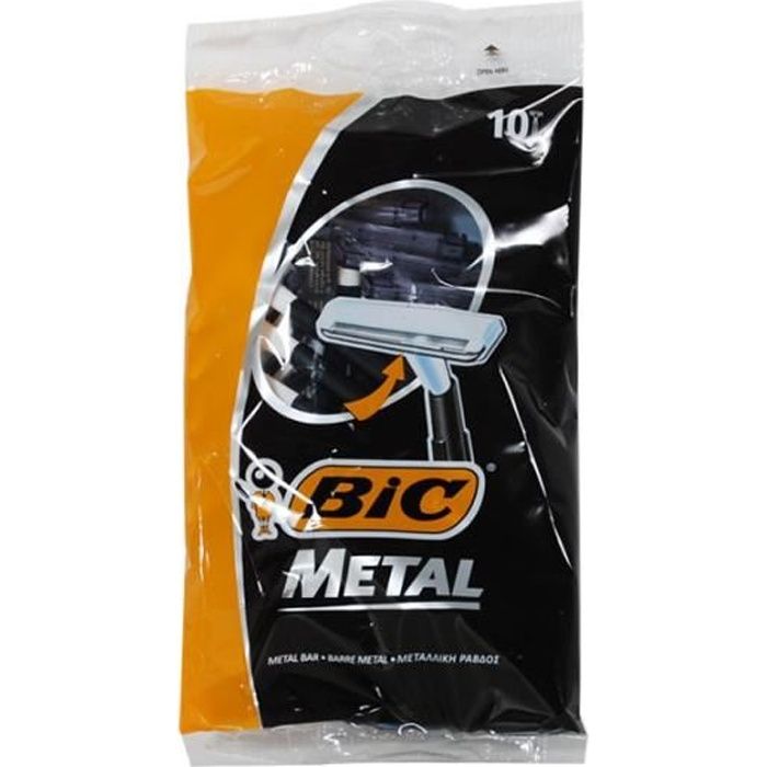 Bic Metal 10 Rasoirs Jetables - Achat / Vente rasoir mécanique Bic ...
