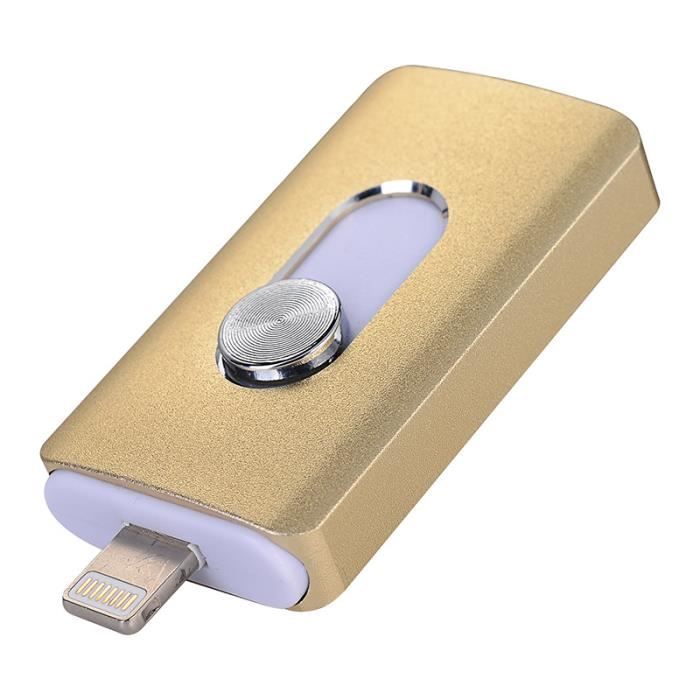 3-en-1 High Speed OTG Clé USB pour iPhone/ iPad Air et iPod Touch 64 Go ...