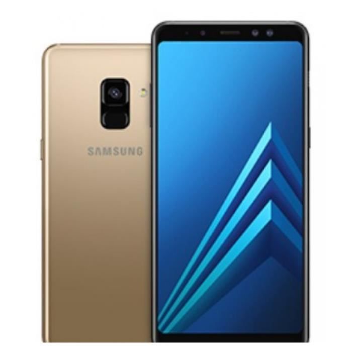 SAMSUNG Galaxy A8 (2018)Dual Sim 64Go Or - Achat smartphone pas cher ...
