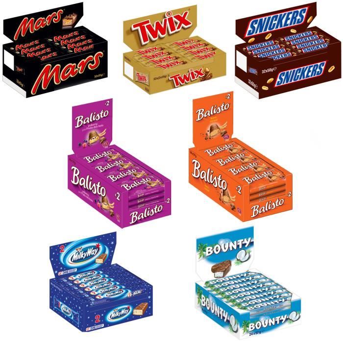 Mars assortiment carton, barres de chocolat - Achat / Vente confiserie ...