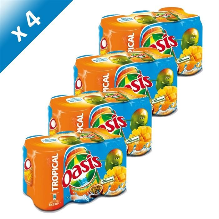 OASIS Tropical Boites 24X33CL - Achat / Vente boisson fruit - légume ...