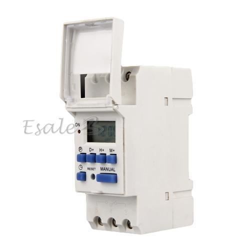 LCD Minuterie Numérique Programmable Timer Relais Interrupteur AC180 ...