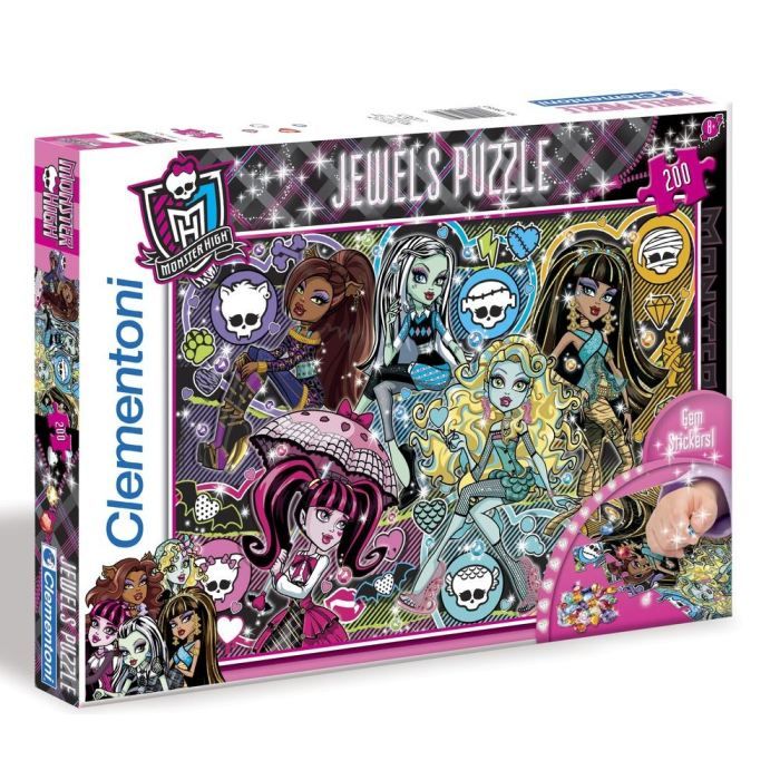 Puzzle Monster High Jewels 250 pcs - Achat / Vente puzzle - Cdiscount