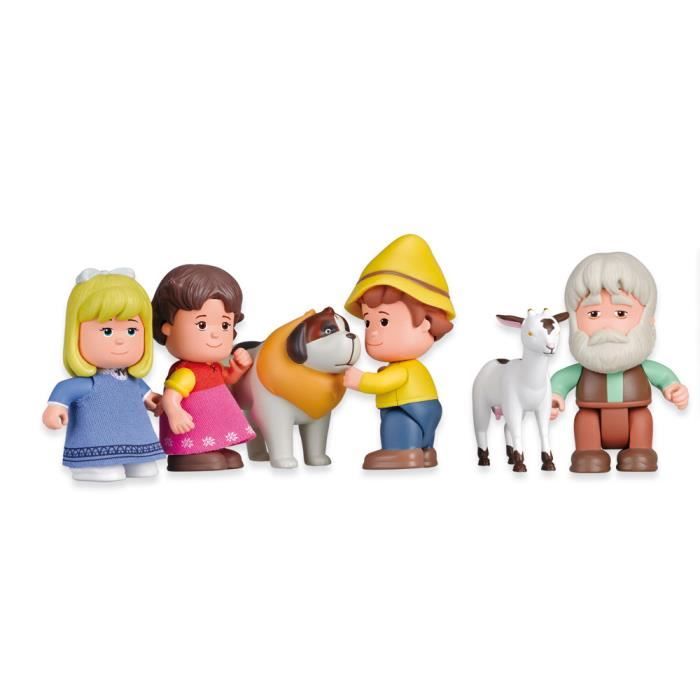FAMOSA HEIDI 4 figurines heidi + 2 animaux - Achat / Vente figurine ...