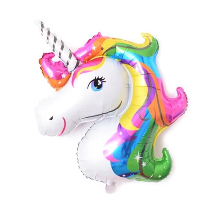 FIXIN 10pcs 33*39cm Ballons de licorne Décoration d'anniversaire ballon ...