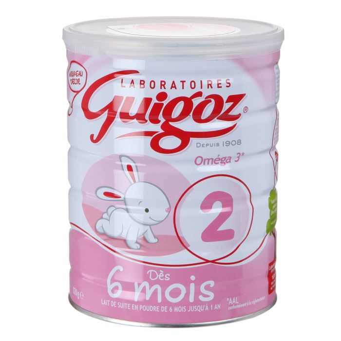 GUIGOZ 2ème Âge Lait en Poudre 820g - Achat / Vente lait bébé GUIGOZ ...