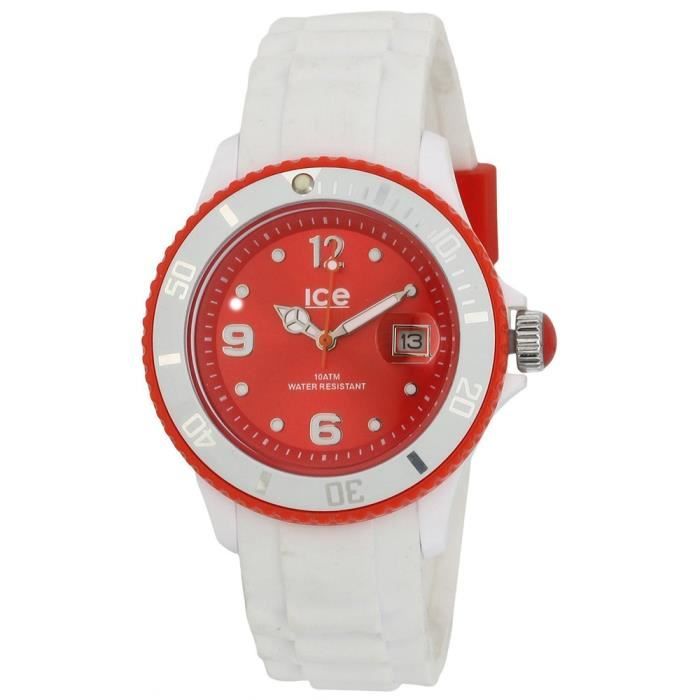 montre ice watch rouge et blanc