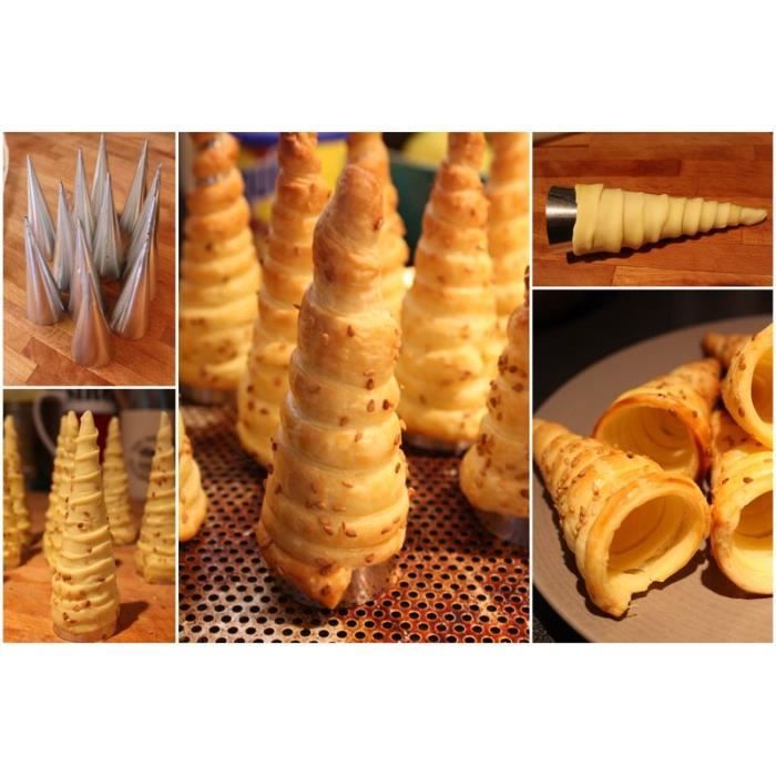 Lot de 3 Cornet Cônes Métal; Cônes Pâtisserie - Achat / Vente palette ...