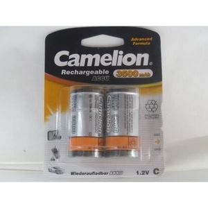 2 Piles LR14 R14 C Rechargeables 1.2V Ni-Mh 35… - Achat / Vente piles ...