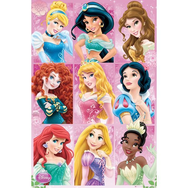 DISNEY PRINCESSE - Poster - 61 x 91 cm - Achat / Vente affiche - Soldes ...