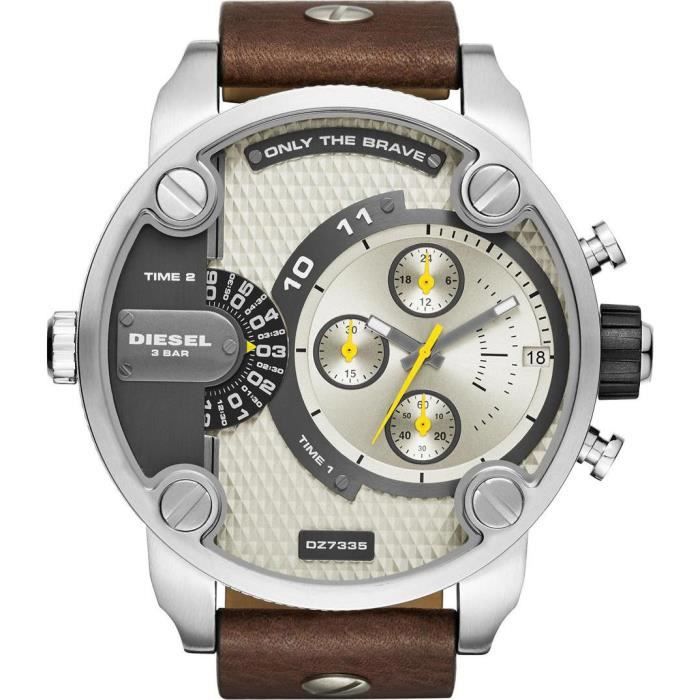 montre homme diesel big daddy dz7258 marron