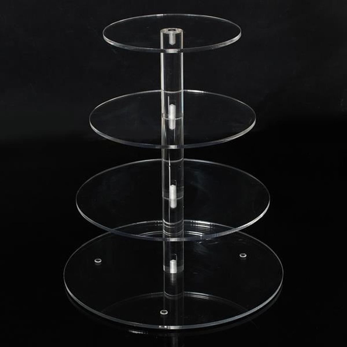 4 Étages Support Présentoir Acrylique Gâteau Anniversaire Mariage ...